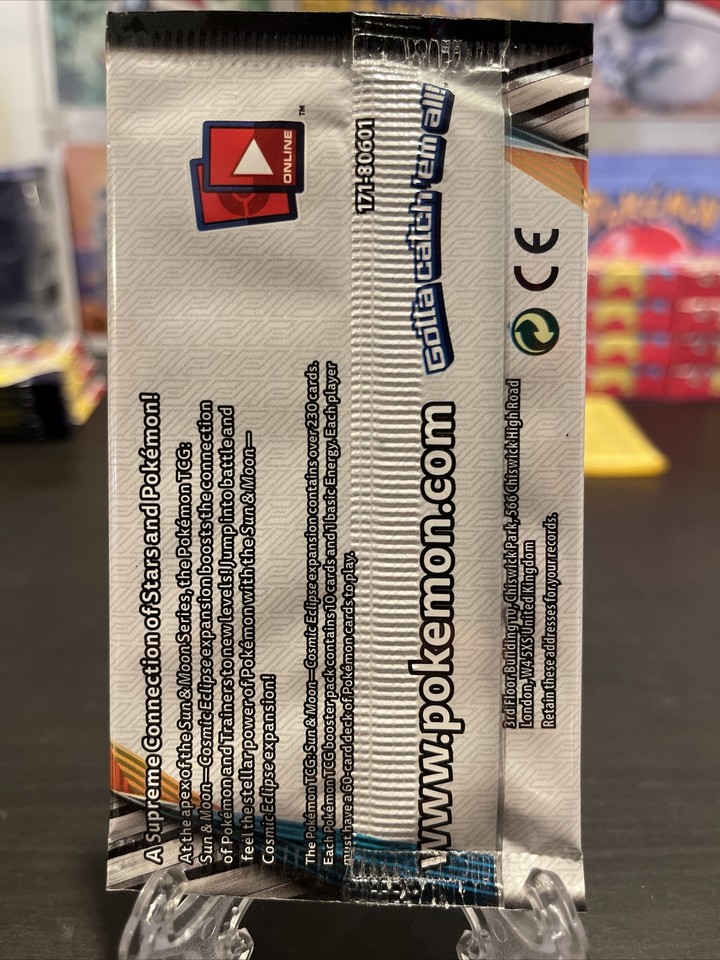 Pokemon Sampling Pack (3 Cards)— Cosmic Eclipse - Fun Pack - RARE ...