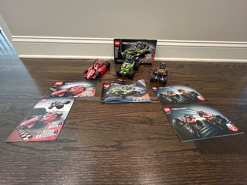 LEGO TECHNIC: Race Cars Sets:(42001,42011,42027) 100% Complete with ...