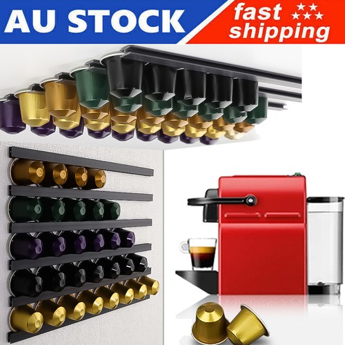 Universal Coffee Capsule Holder Storage Wall Mount Dispenser Rack For ...