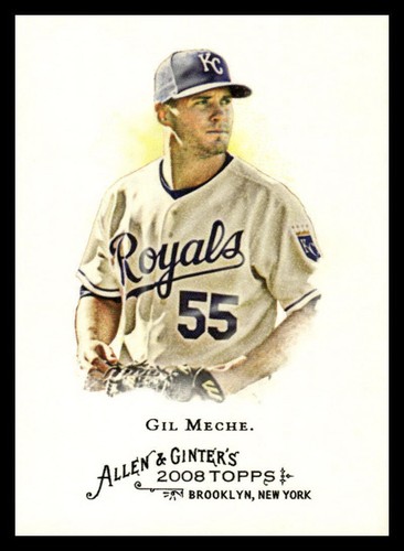 2008 Topps Allen & Ginter Gil Meche #243 Kansas City Royals | eBay