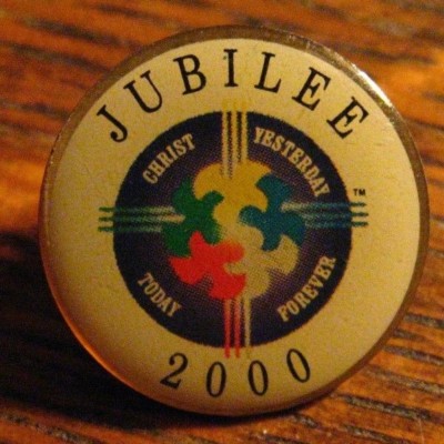 Great Jubilee 2000 Lapel Pin - Catholic Church Christ Yesterday Today ...