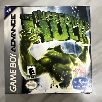 Incredible Hulk (Nintendo Game Boy Advance, 2003) 3348542176362| eBay