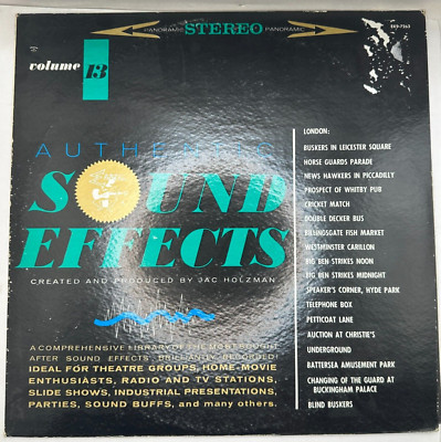 Jac Holzman – Authentic Sound Effects Volume 13: London-1964,EKS-7263-A ...