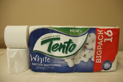 16 rolls, ULTRA SOFT TOILET PAPER. TENTO is Europe's favorite tissue ...