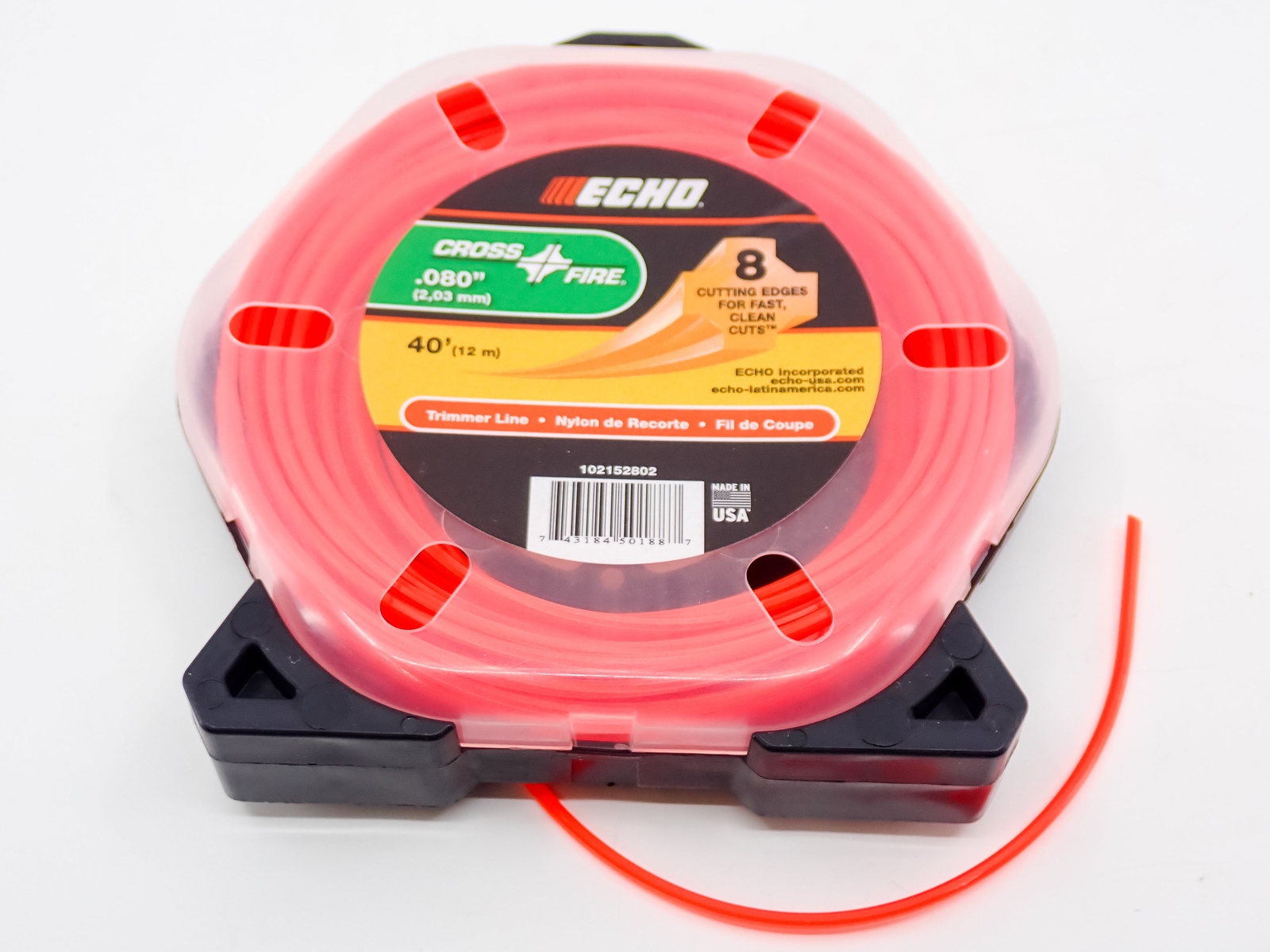 GENUINE ECHO CROSSFIRE TRIMMER LINE .080 40FT 102152802 | eBay
