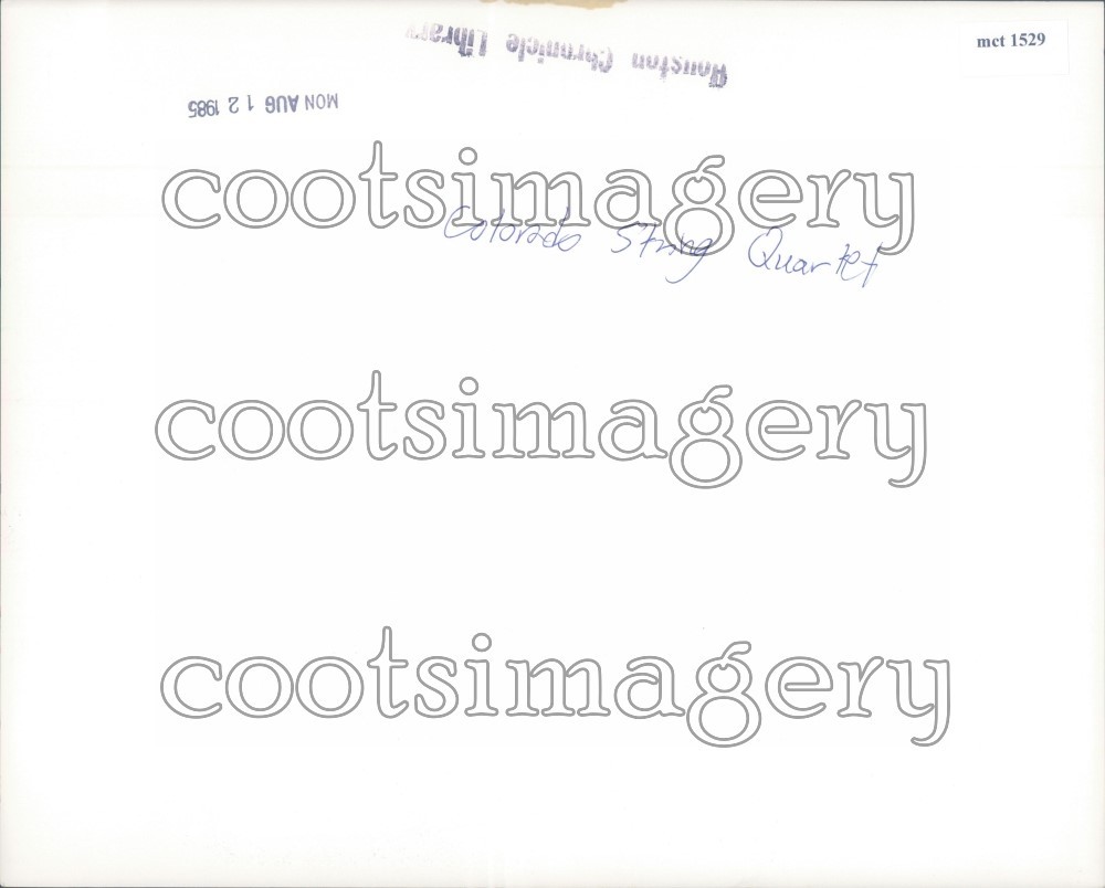 1985 Colorado String Quartet 1980s Julie Rosenfeld Sharon Prater Press ...