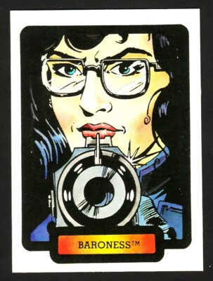 1987 THE G.I. JOE FILES BASE CARD 9 BARONESS | eBay