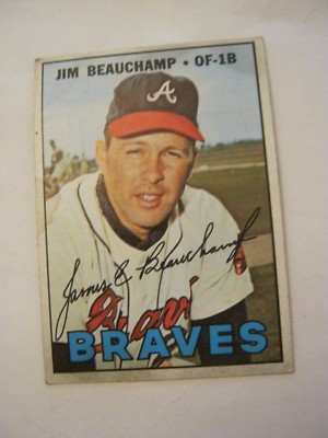 1966 Topps #307 Jim Beauchamp League Baseball Card (CS-21) | eBay