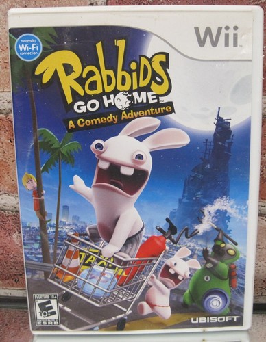 Rabbids go home (like Rayman) - Nintendo Wii Game, complete with manual ...