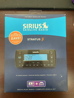 Sirius Preowned XM Satellite Radio Stratus 5 Vehicle Kit Dock & Play ...
