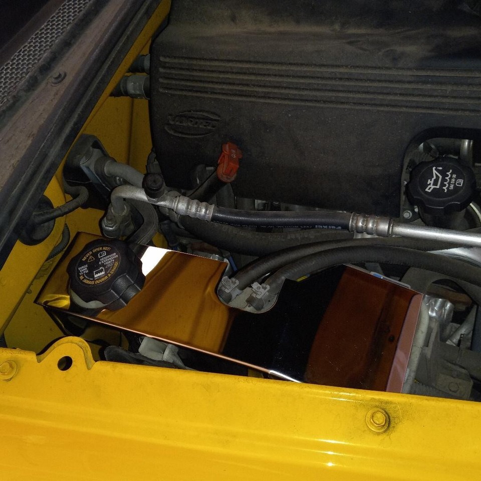 2003-2006 SSR RADIATOR TANK COVER Polished Stainless engine chrome ...