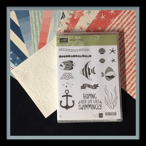 Stampin Up! SEASIDE SHORE Stamp Set, BY THE SHORE DSP & Embossing ...