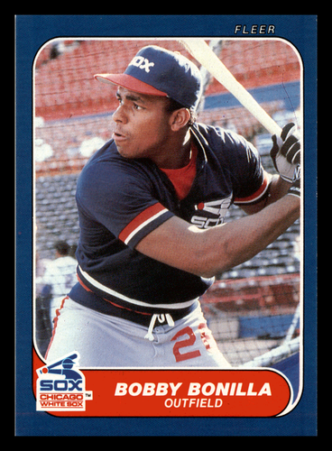 Bobby Bonilla XRC 1986 Fleer Update #U-15 Rookie Chicago White Sox NM ...