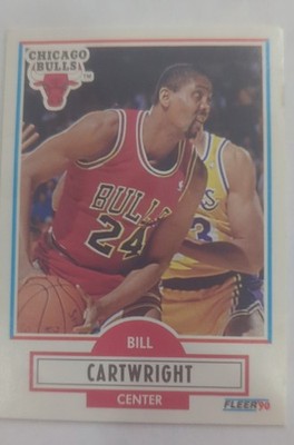 1990-91 Fleer - Bill Cartwright #23 Decimal points in FG% and FT% | eBay
