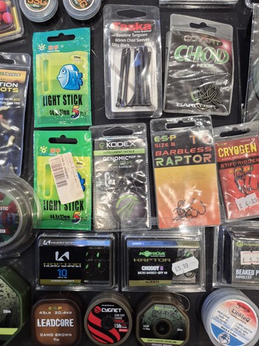 Carp Fishing Terminal Tackle Bundle, Job Lot And More Korda Fox Nash ...
