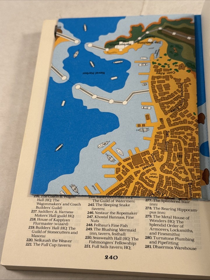 Volo's Guide To Waterdeep W/MAP!! Forgotten Realms 1992 AD&D 2nd Near ...
