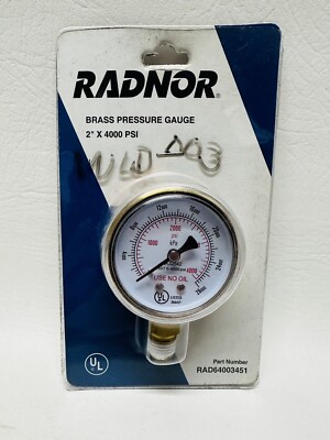 NEW Radnor RAD64003451 Regulator Gauge | eBay