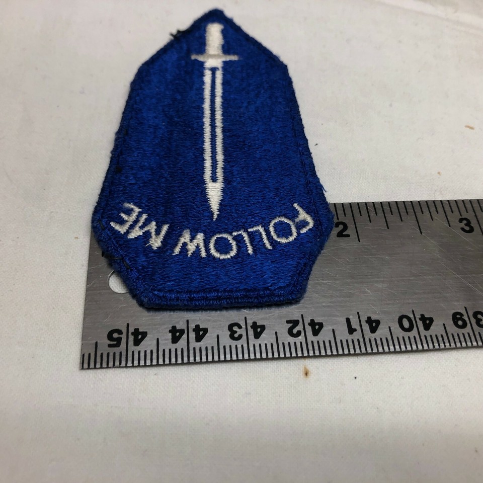 Military Patch Badge Army Infantry School Follow Me Bayonet Insignia | eBay