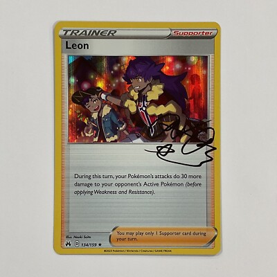 Pokémon TCG Leon Crown Zenith 134/159 Holo Holo Rare | eBay