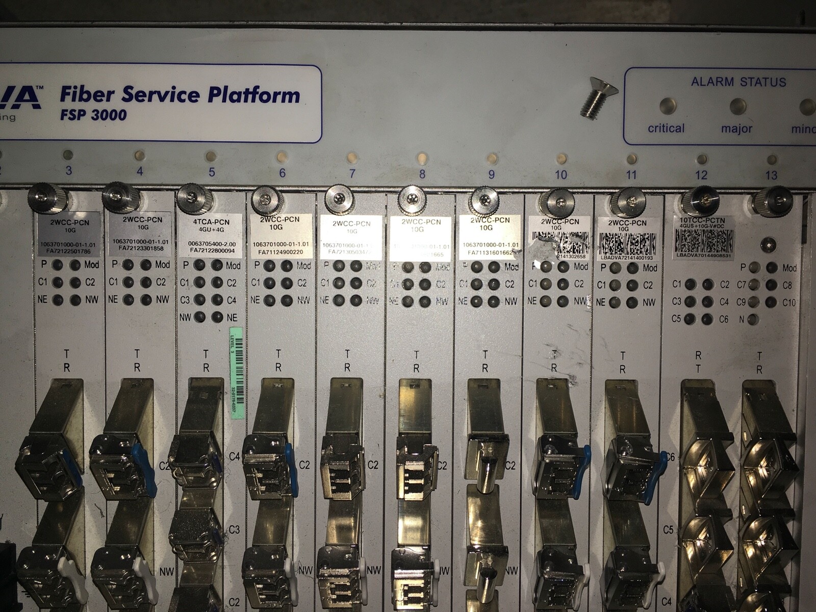 ADVA 0078700001-04 FIBER SERVICE PLATFORM FSP 3000R7 SH7HU/2DC&SCU ...