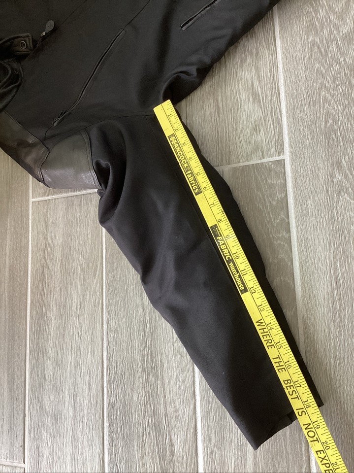 Pre-Owned Men's Texport Motorcycle Riding Jacket Sz. M Black Removable ...