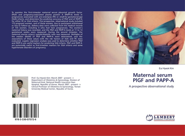 Maternal Serum Plgf And Papp-A von Eui Hyeok Kim (2017, Taschenbuch) online kaufen | eBay.de