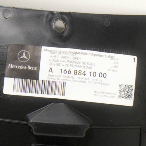 NEW MB GLE W166 FRONT FENDER LINER COVER A1668841000 2015 ORIGINAL NO🇺🇸 ...