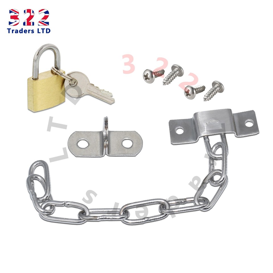 Wheelie Bin Lid Chain Lock-Easily Fitted with Padlock NO DRILLING ...