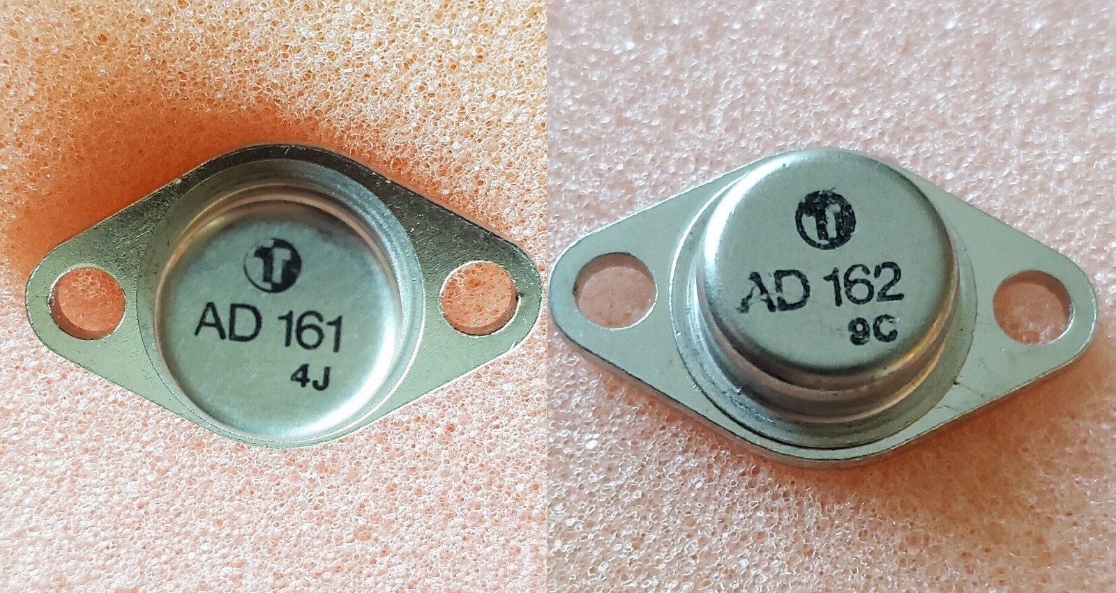 NOS AD161 / AD162 TUNGSRAM GERMANIUM PNP TRANSISTOR ORIGINAL NPN PNP ...