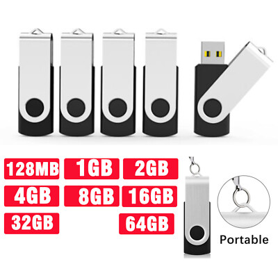 128MB 1G 2G 4G 8G 16G 32G 64GB USB 2.0 Flash Drive Thumb Drive Memory ...