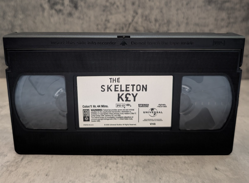THE SKELETON KEY - 2005 VHS - Kate Hudson Horror Paranormal Curse ...