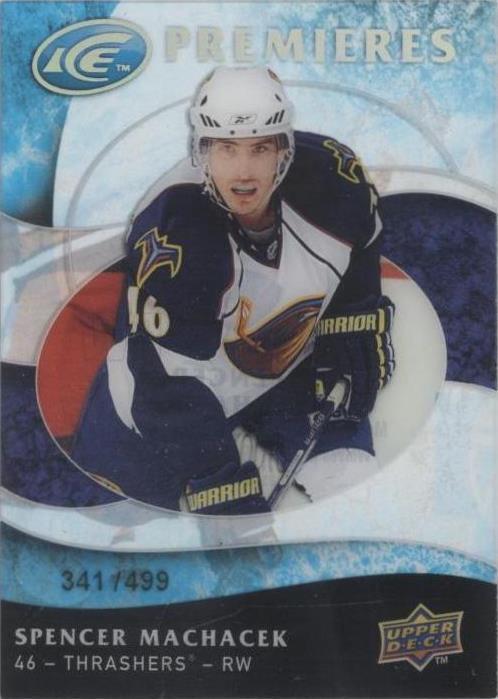 2009-10 Upper Deck Ice - Ice Premieres Spencer Machacek #145 /499 (RC ...