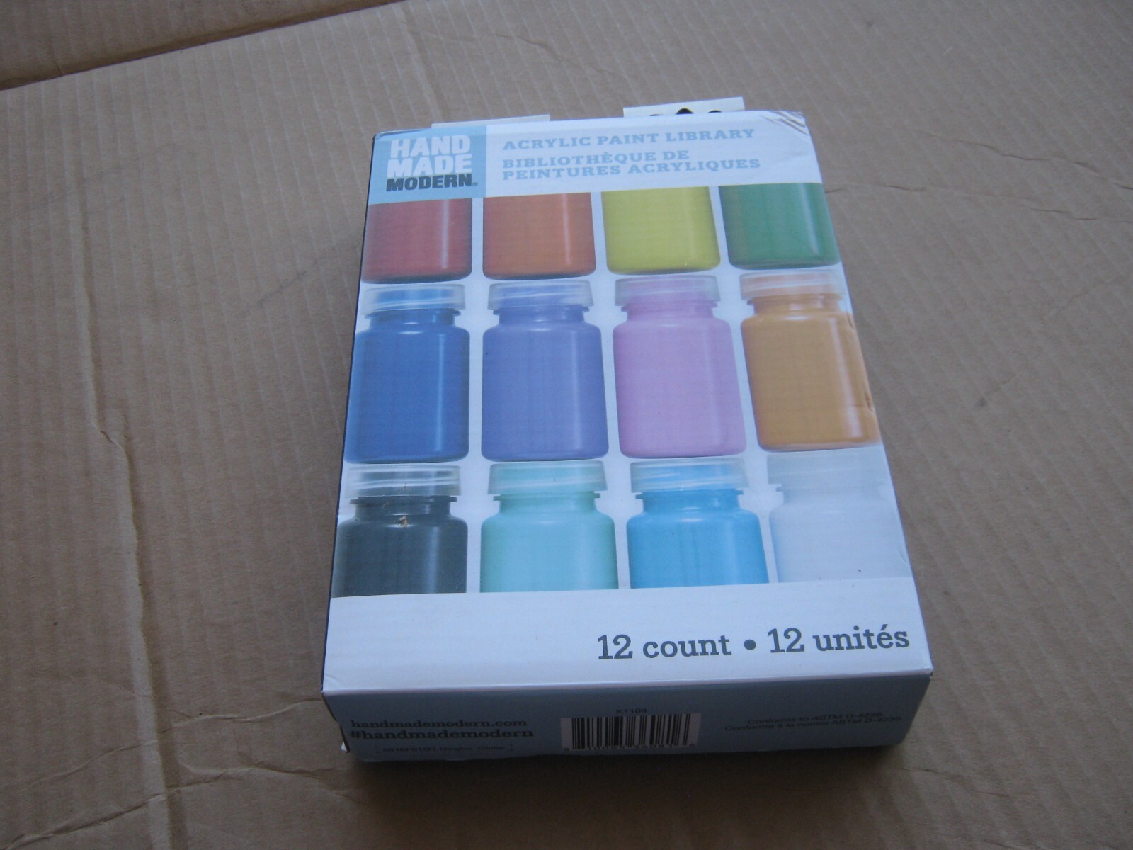 Kohl's Style K1109 Hand Made Modern Acrylic Paint Craft Library 12 ...