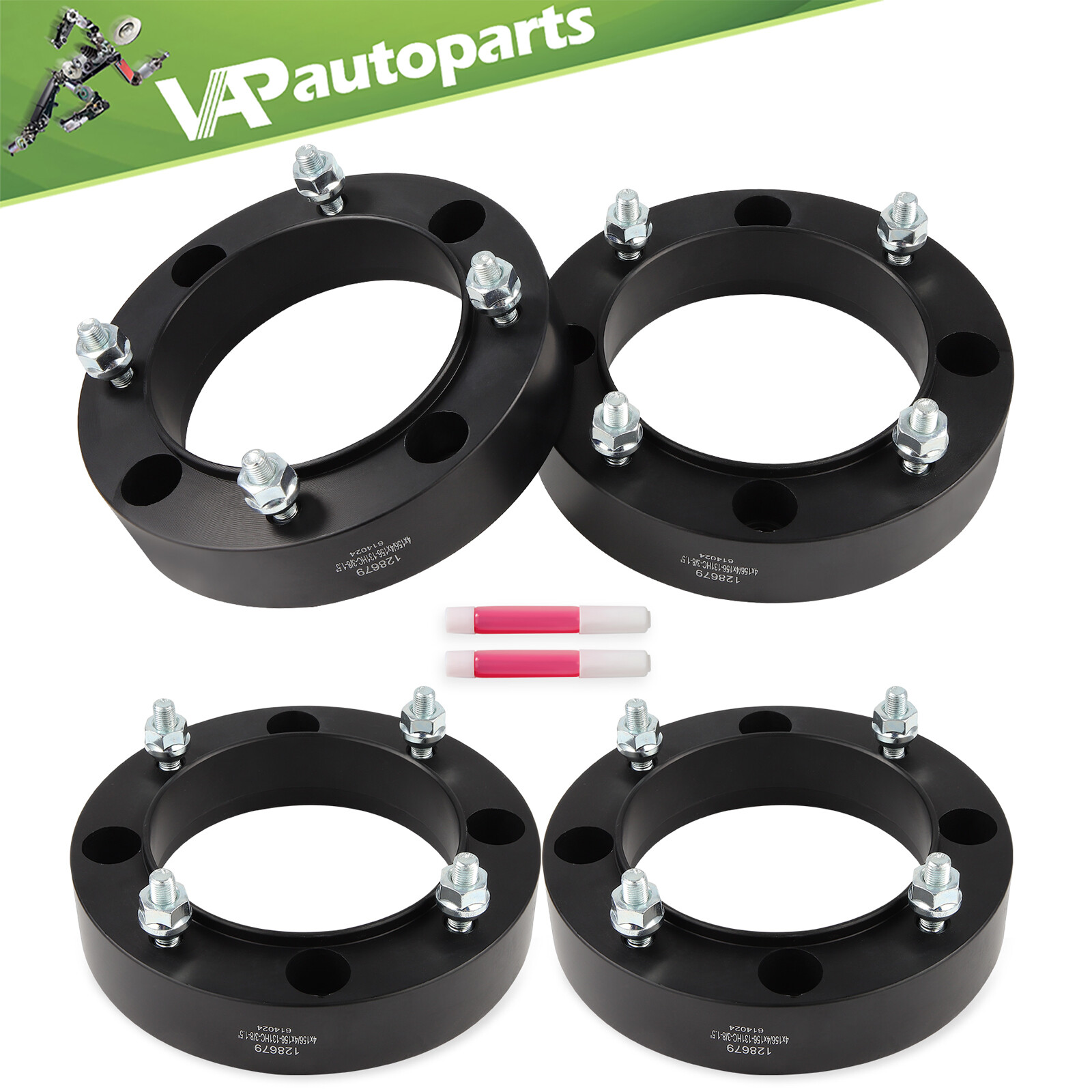 4pcs 1.5" Wheel Spacers 4x156 Fits Kawasaki Tecate 4 KXF250A Lakota 300 ...
