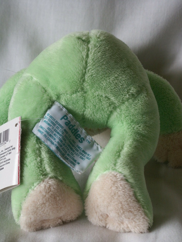 Vintage Russ Baby Plush Frog Paddles 9” Mint Green with Tags | eBay