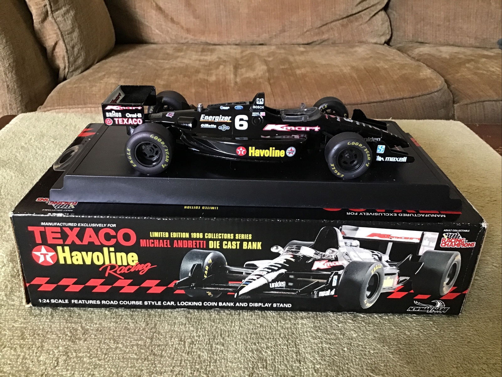 1996 MICHAEL ANDRETTI #6 Texaco Kmart Newman Indy Ford Road Racing 1/24 ...