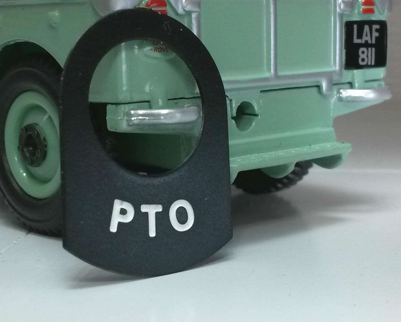 Land Rover Series 1 2 2a 2b 3 Metal Switch Tab Decal Label Badge PTO ...