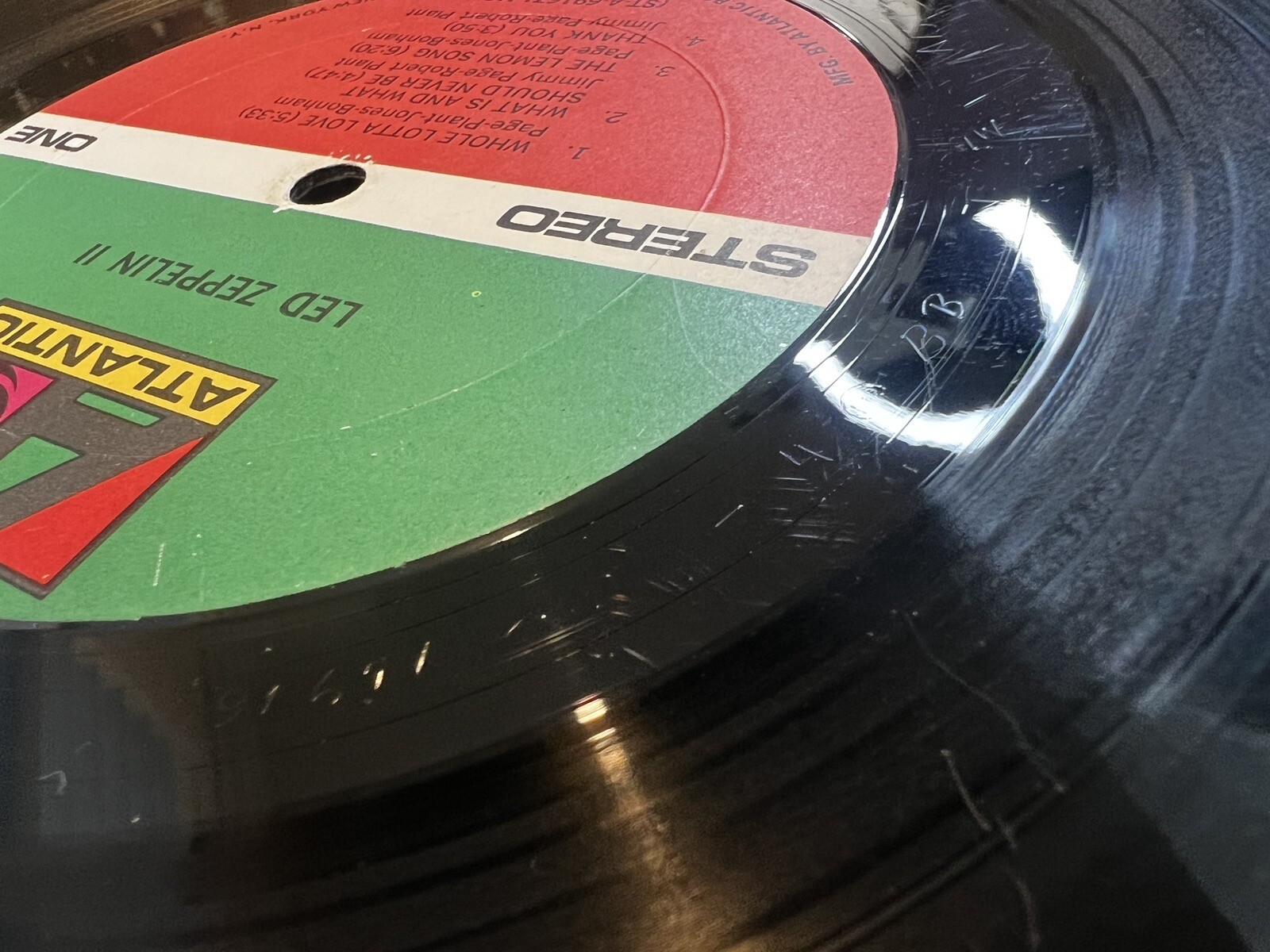 LED ZEPPELIN II 1969 ROBERT LUDWIG RL 1ST PRS.HOT MIX BOTH SIDES (LOW ...