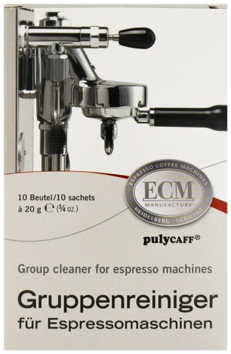 ECM Espressomaschinen Brühgruppenreiniger, Reiniger für Siebträger 10 x ...
