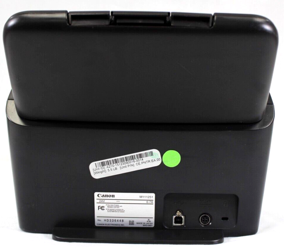 Canon ImageFORMULA DR-C240 Office Scanner | High-Speed Duplex Document ...