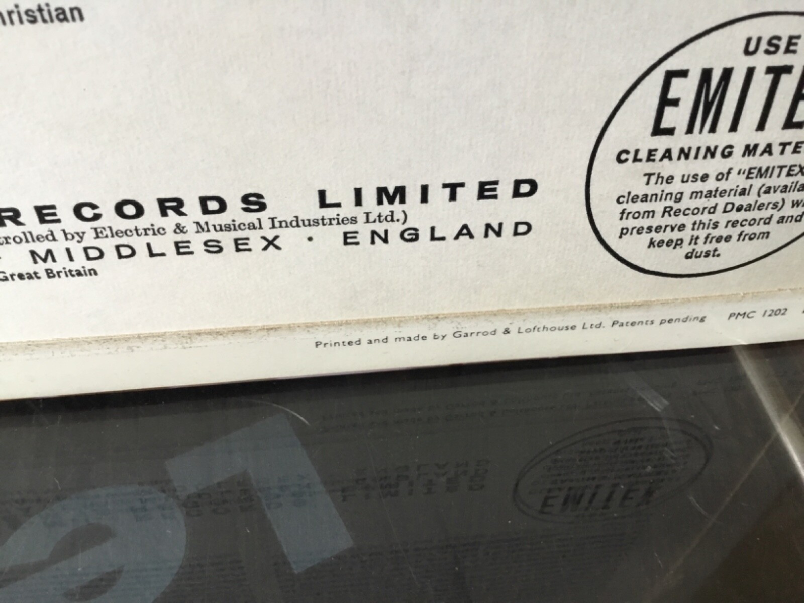 The Beatles Please Please Me Vinyl LP 6th Pressing Small Mono Y & B ...