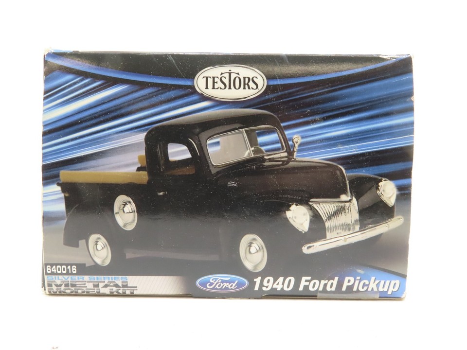 Testor 640016 1940 Ford Pickup Silver Series 1/24 Scale LN | eBay