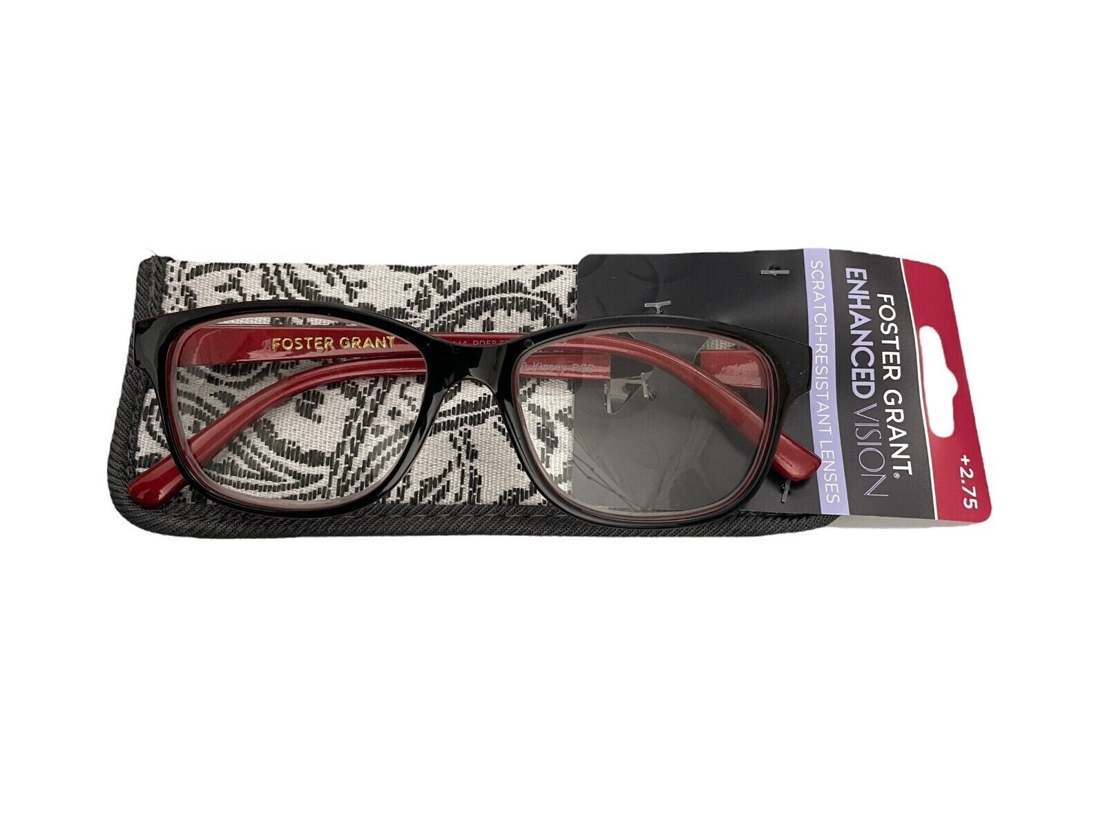 Foster Grant Kinsey Gold Women's Reading Glasses & Case 1.00 | eBay