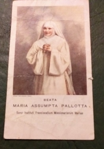 Blessed Mary Assumpta Pallotta China Missionary Martyr Holy Card | eBay