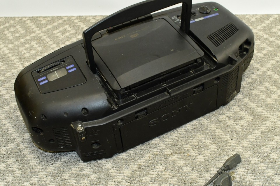 Vtg SONY CFD-8 Cassette/Tape AM/FM CD Player Radio Boombox - TAPE NOT ...