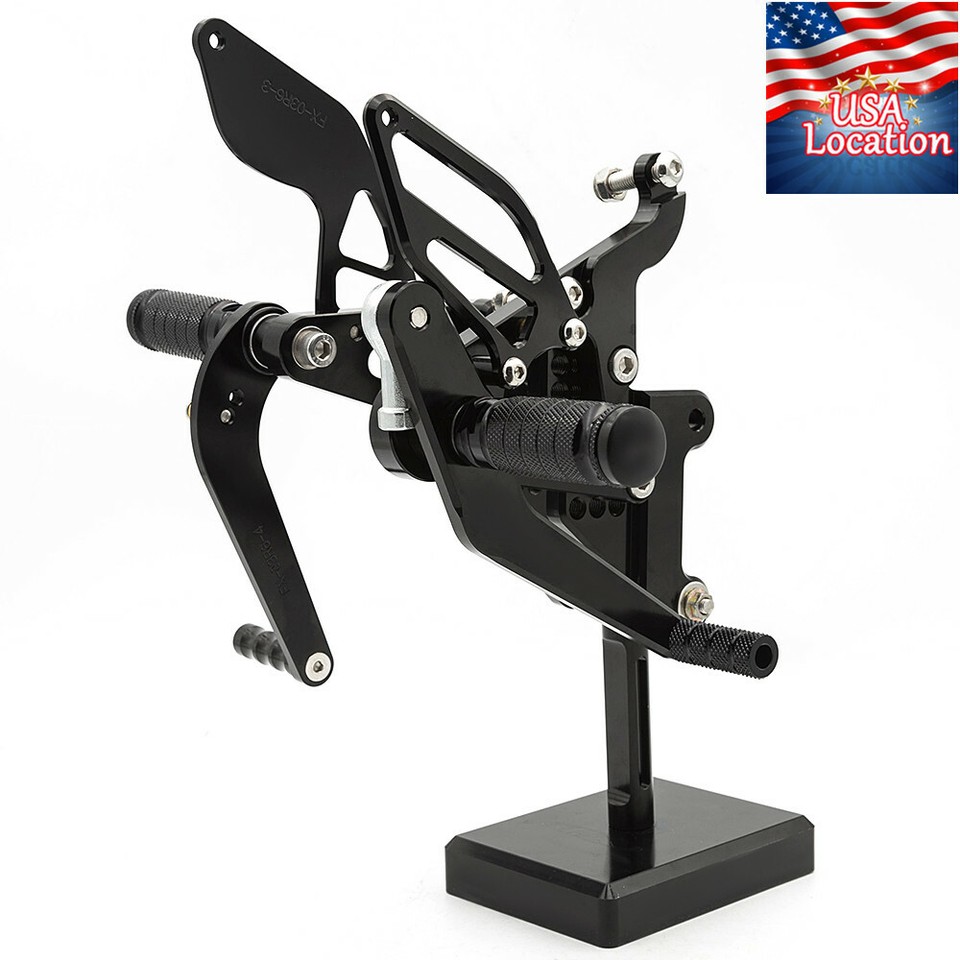 For Yamaha YZF R6 2003 2004 2005 FXCNC Rearset Footpeg Footrest GP ...