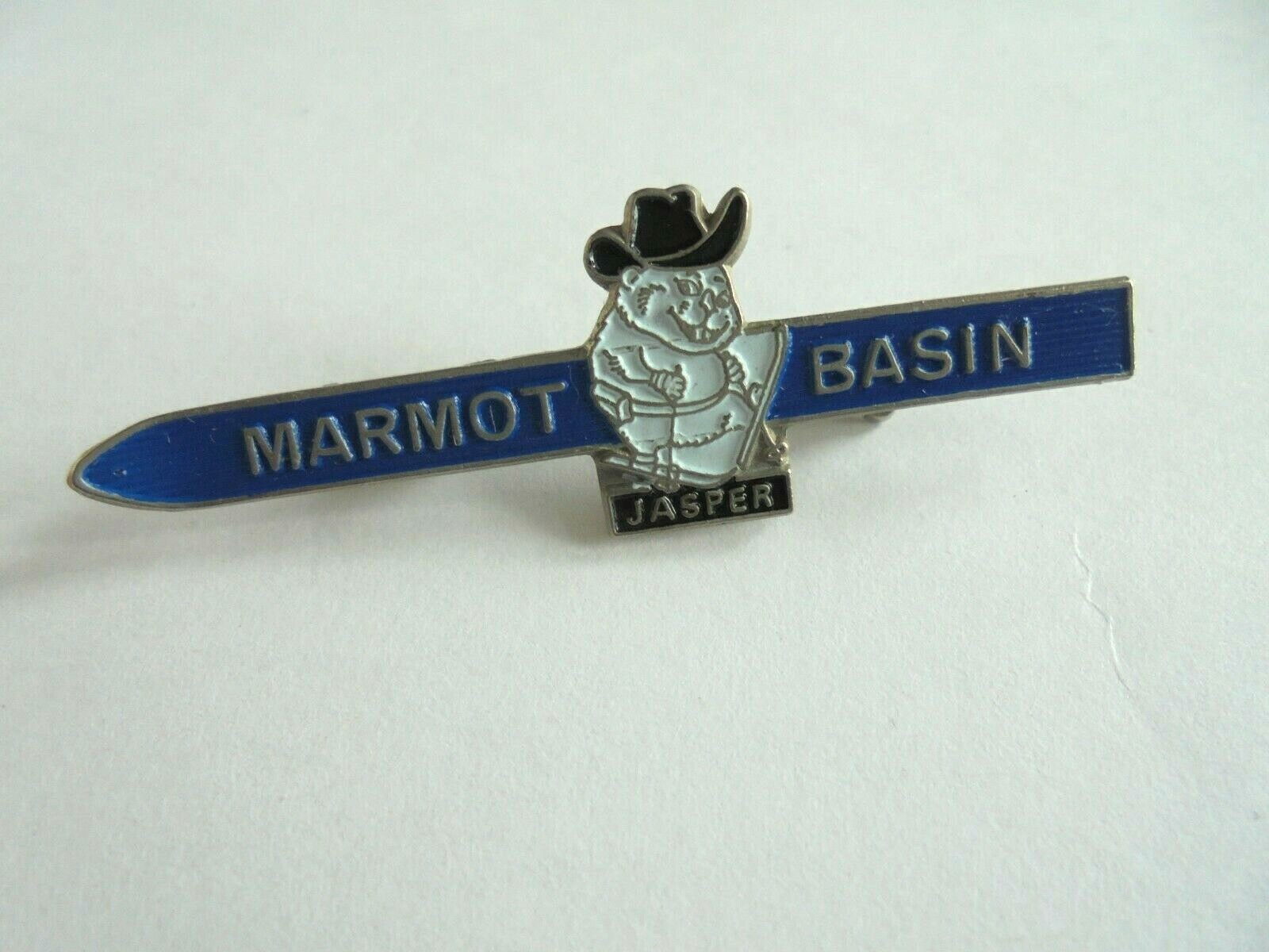 Cool Vintage Marmot Basin Jasper Ski Resort Skiing Souvenir Lapel Pin ...