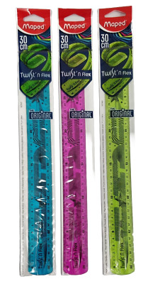 Maped Twist'n Flex Ruler 30cm Assorted Colours | eBay UK