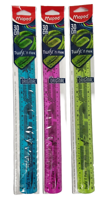 Folding Ruler KARIDER 6 Pieces Folding Straight Ruler, 12 Inch Flexible ...