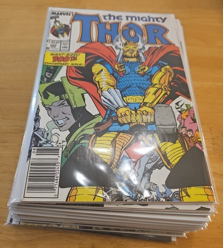 Mighty Thor Comic Lot (20) Keys 1st Exitar, Replicoid, Quicksand, Death ...